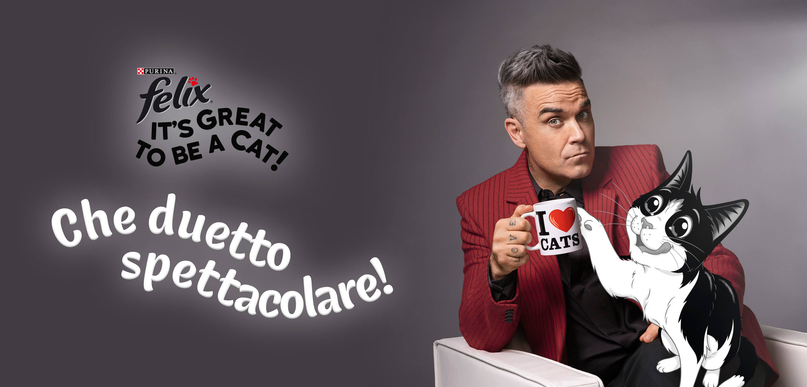 Felix e Robbie Williams: che duetto spettacolare | Purina